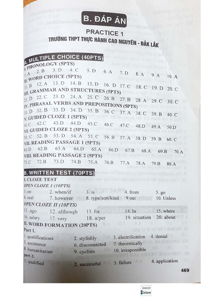 304 Part 2 Key de 1-12 | PDF
