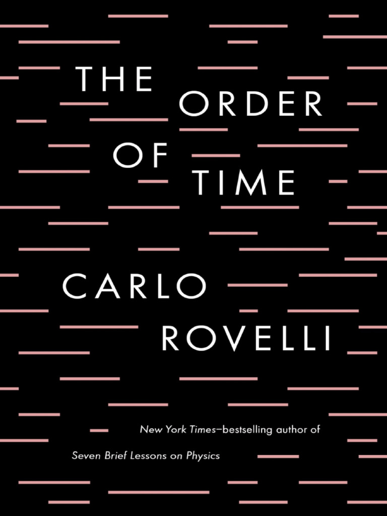 The Order of Time Carlo Rovelli | PDF | Hora | Entropía