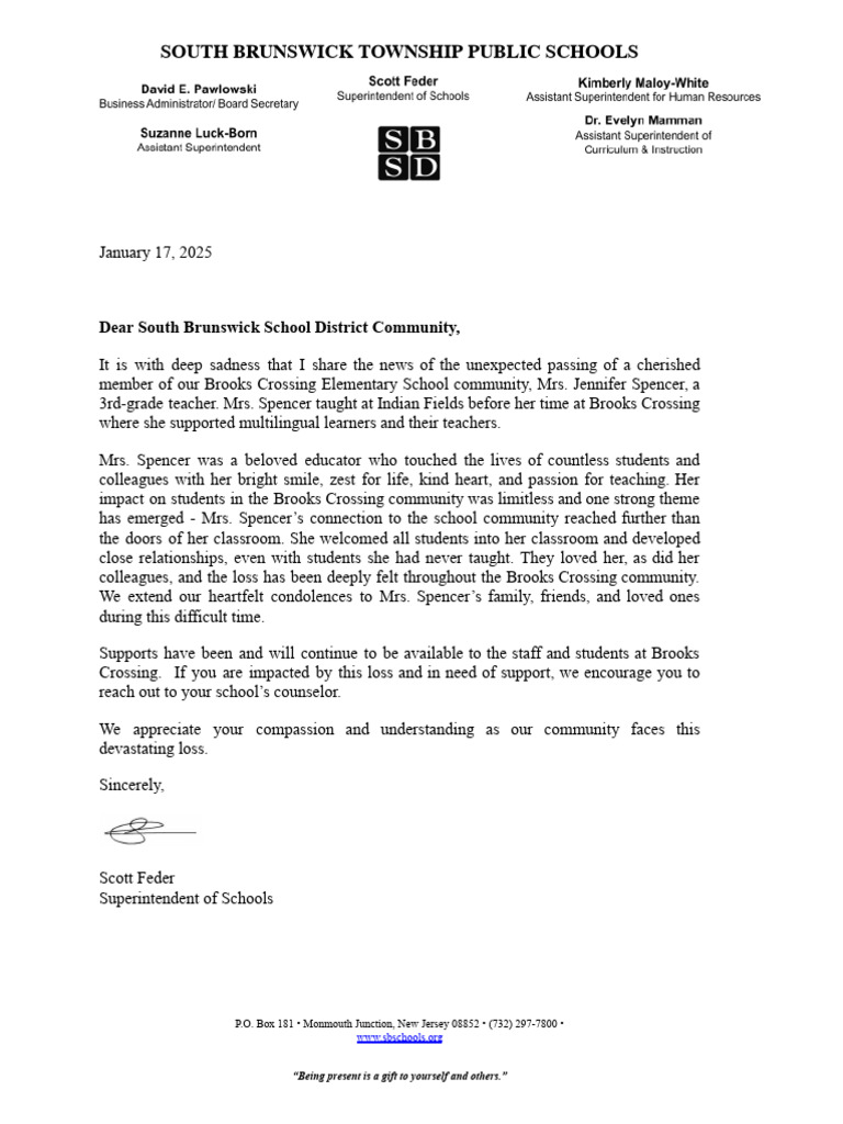 District Letter.docx | PDF