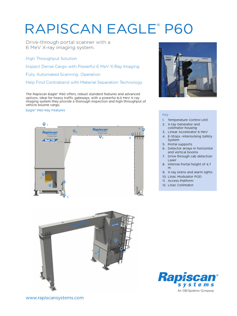 Eagle P60-Datasheet | PDF | Image Scanner | X Ray