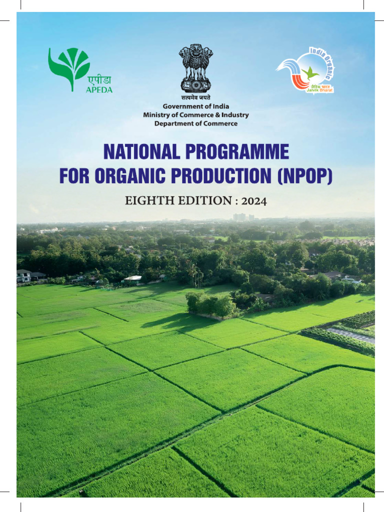 NPOP Eighth Edition: Organic Standards 2024 | PDF | Organic Farming ...