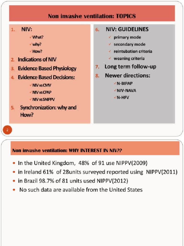 Non Invasive Neonatal Ventilation | PDF