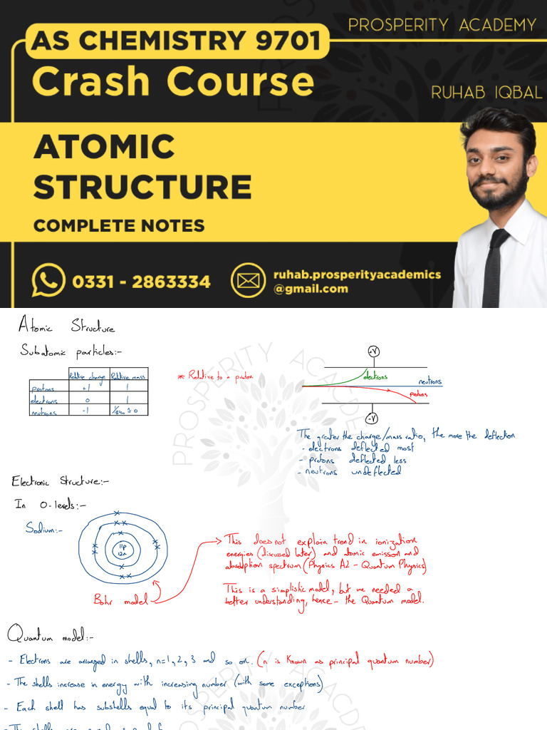 Atomic Structure | PDF