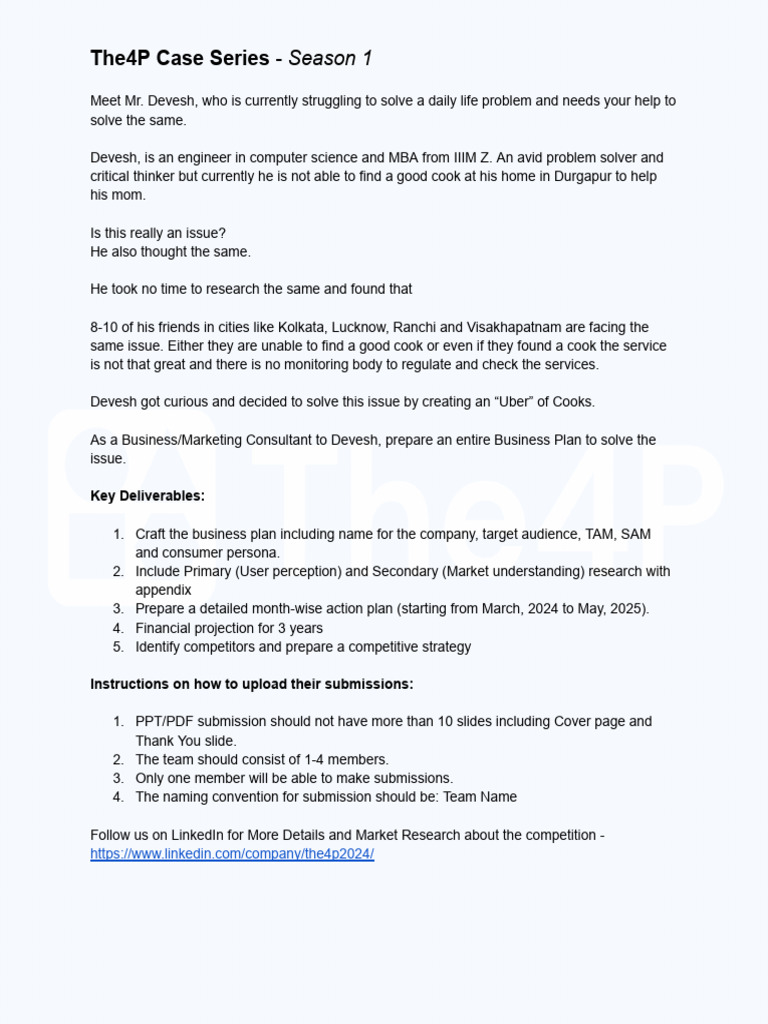 The 4P Case Series | PDF