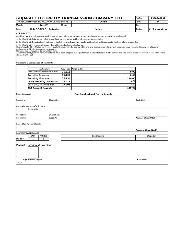 Employee Travel Expense Report | PDF | Cheque | Payments