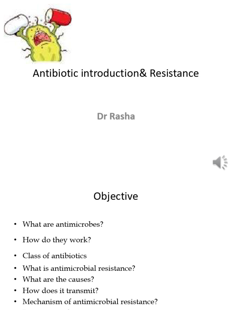 Antibiotic Introduction &resistance DR Rasha | PDF | Antimicrobial ...