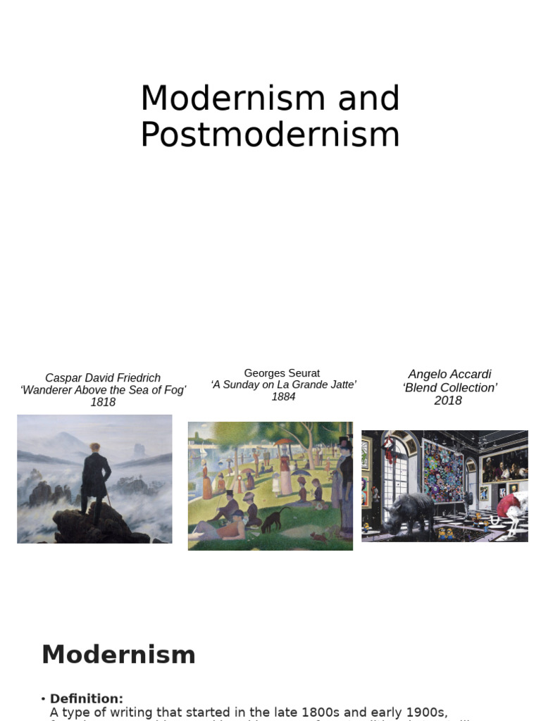 Modernism+and+Postmodernism | PDF | Postmodernism | Modernism