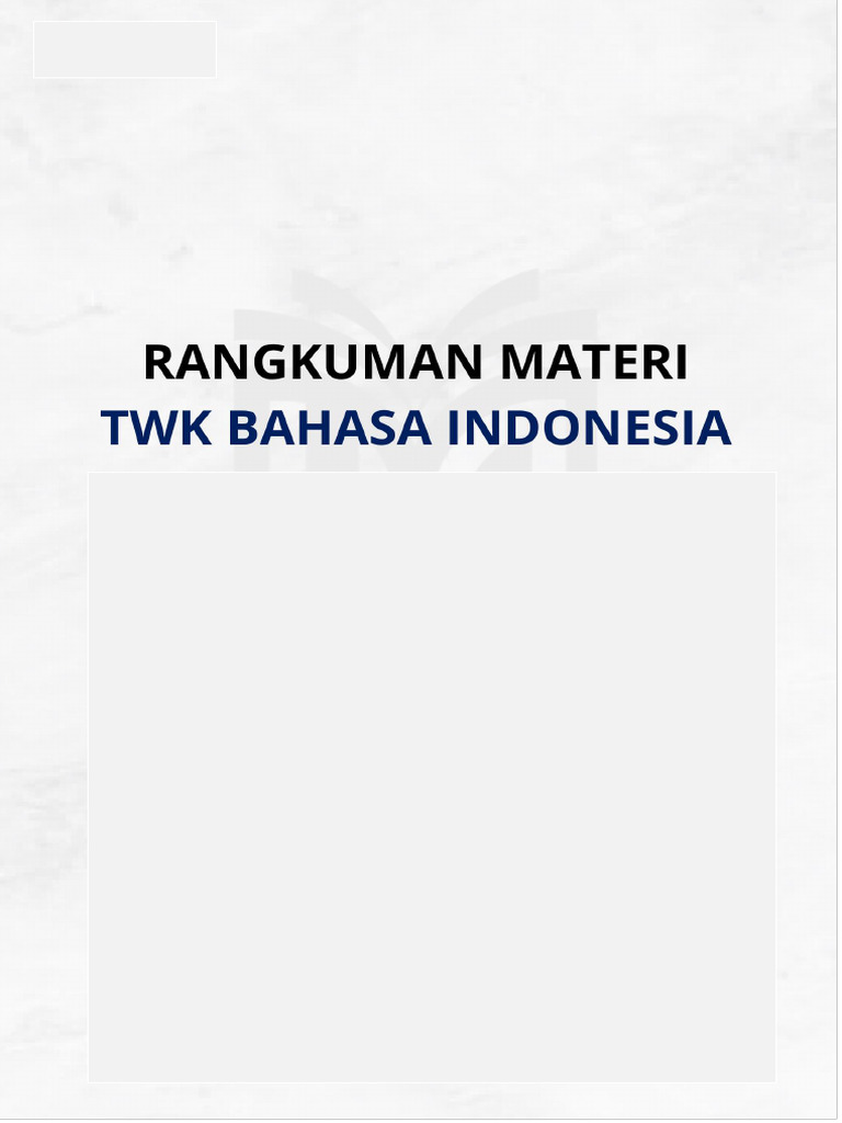 Rangkuman Materi TWK Indonesia | PDF