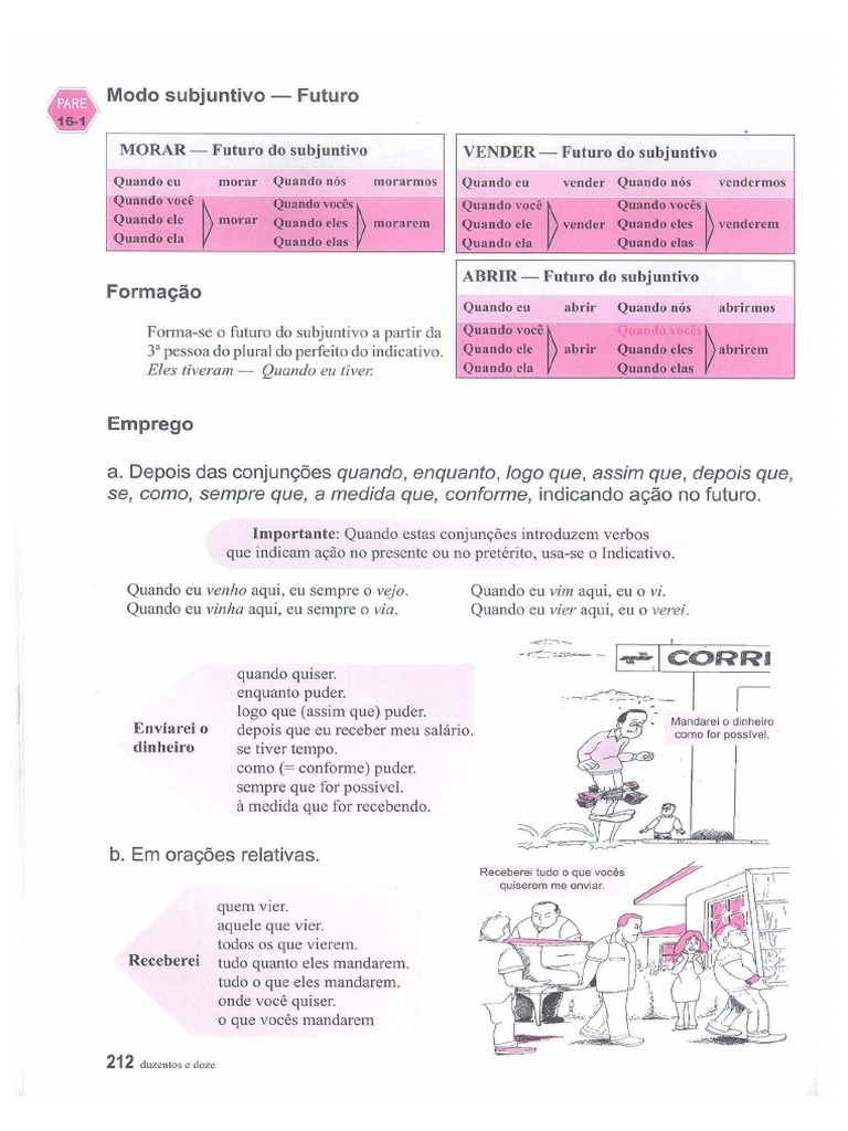 Futuro do Subjuntivo FLE un16 | PDF