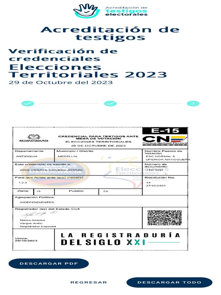 Validar Credenciales | PDF