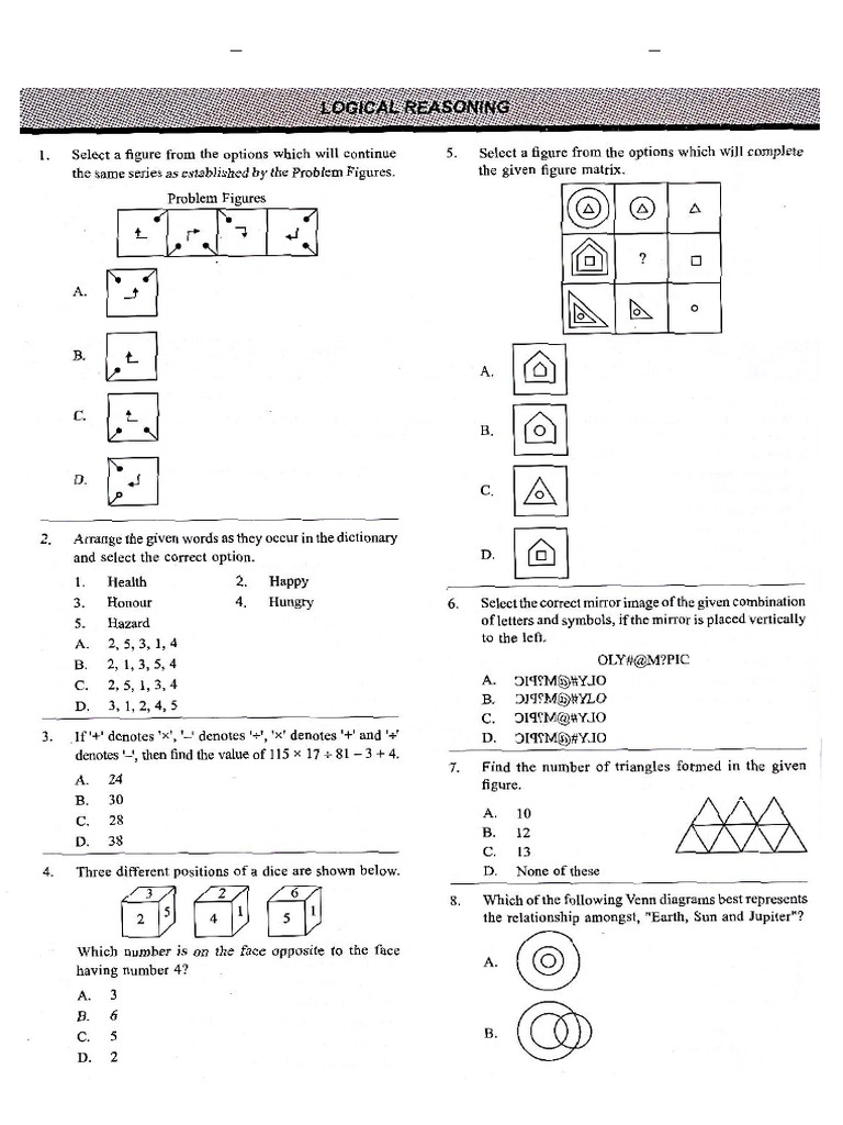 Grade-VII IMO Sample Paper 2 | PDF