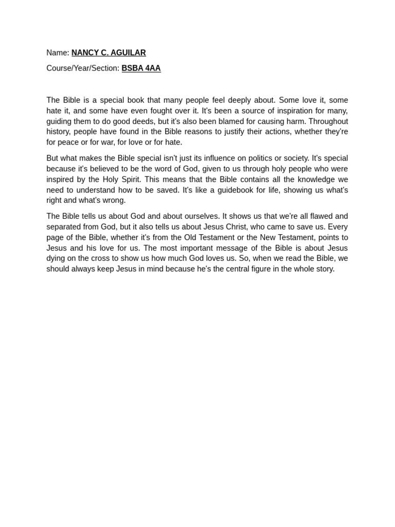 AGUILAR- REFLECTION-READING LOG 1 | PDF