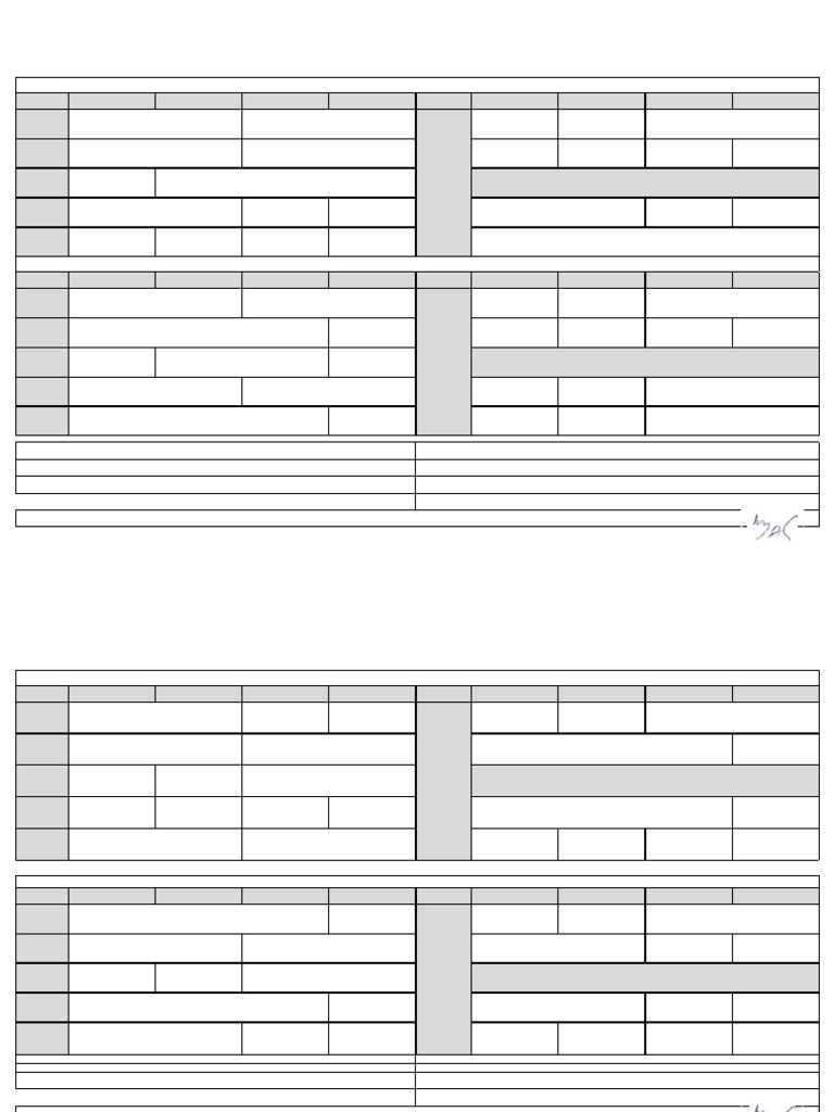 BSCS TimeTable Fall 2024 Version 2.0 Final | PDF | Computer Science | Computing