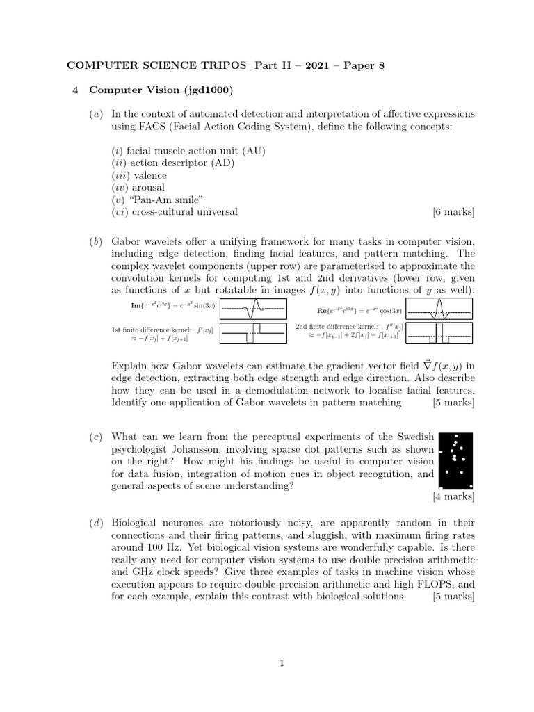 Computer Vision Pdf Convolution Applied Mathematics