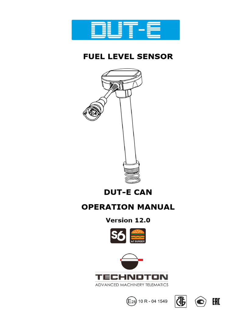 DUT-E CAN Operation Manual V 12.0 | PDF | Capacitor | Internet Of Things