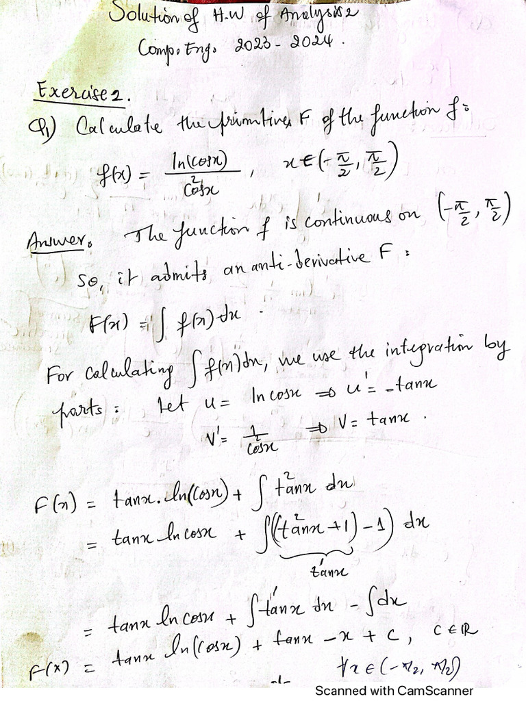 Solution Hw2 | PDF