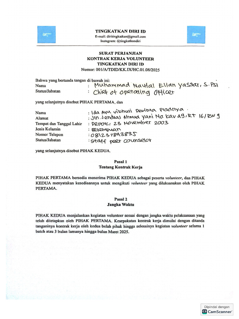 Divisi Konseling - Ida Ayu Vibhuti Dewinta | PDF