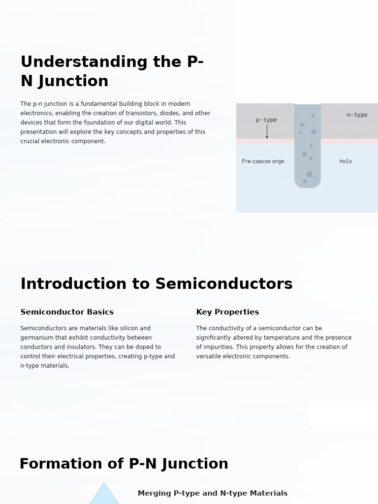 P-N Junction: Key Concepts & Applications | PDF | P–N Junction | Diode
