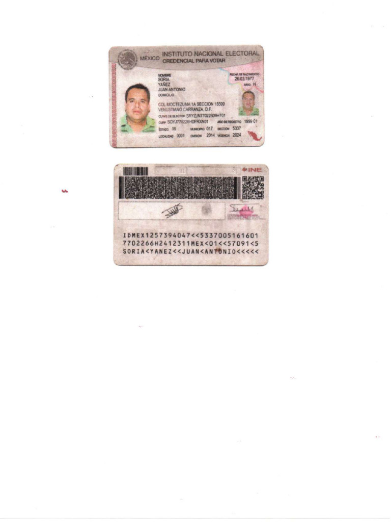 Ine Juan Antonio Soria Yañez | PDF