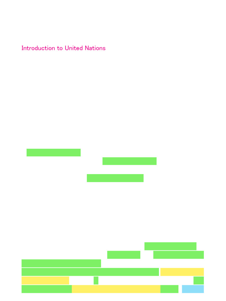 International Organization-UN | PDF | United Nations | International ...