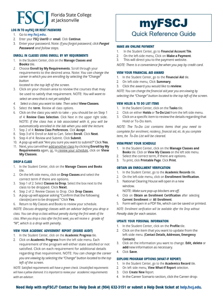CS - Quick-Reference-Guide | PDF | Student Financial Aid In The United ...