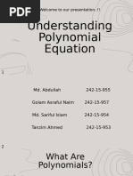 Real-Life Applications of Polynomials | PDF