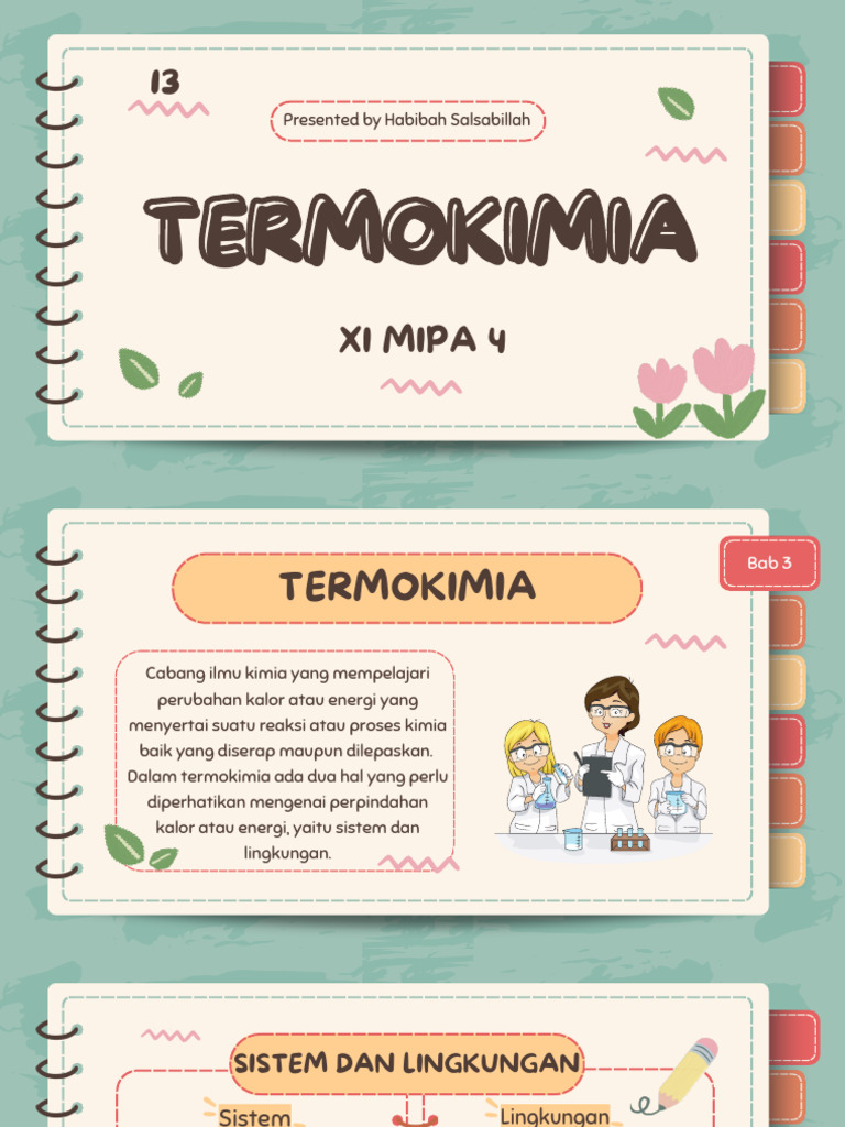 Dasar-Dasar Termokimia dan Energi | PDF
