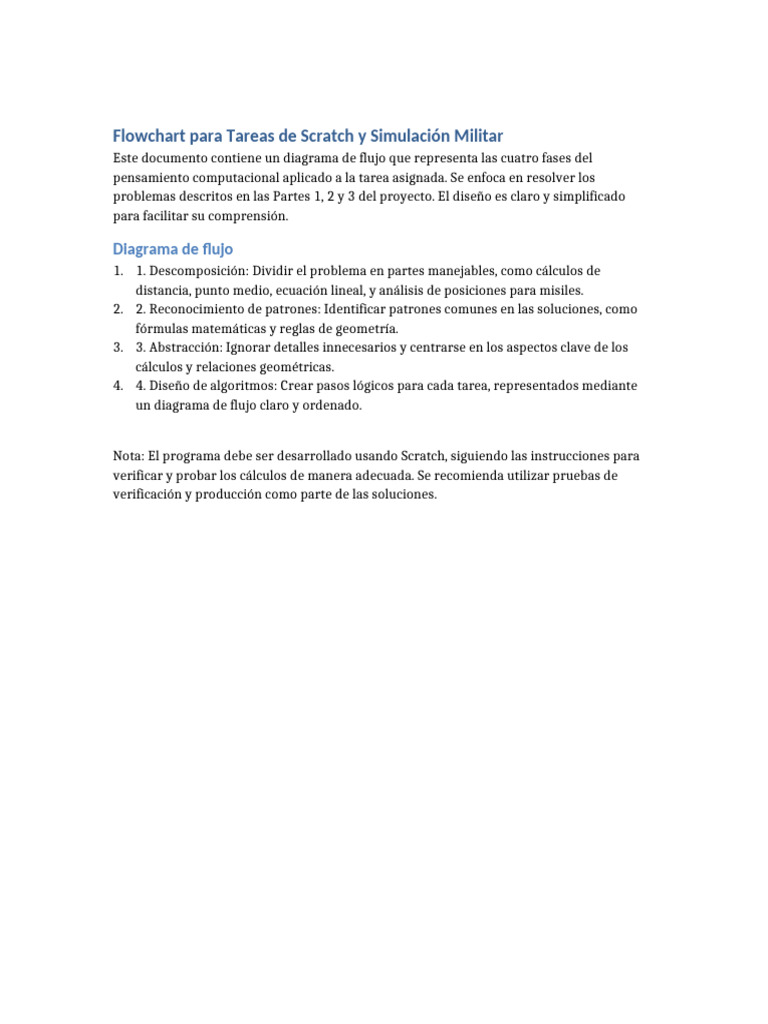 Flowchart_Proyecto_Scratch | PDF