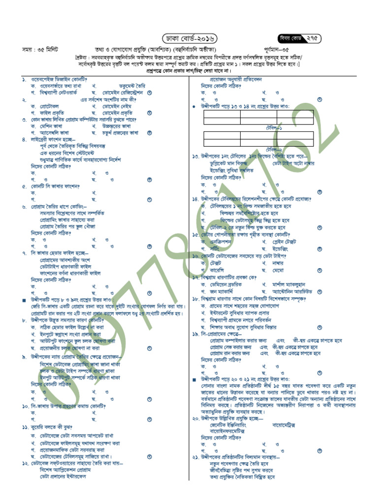 Board-Questions - HSC | PDF | Digital Typography | Encodings