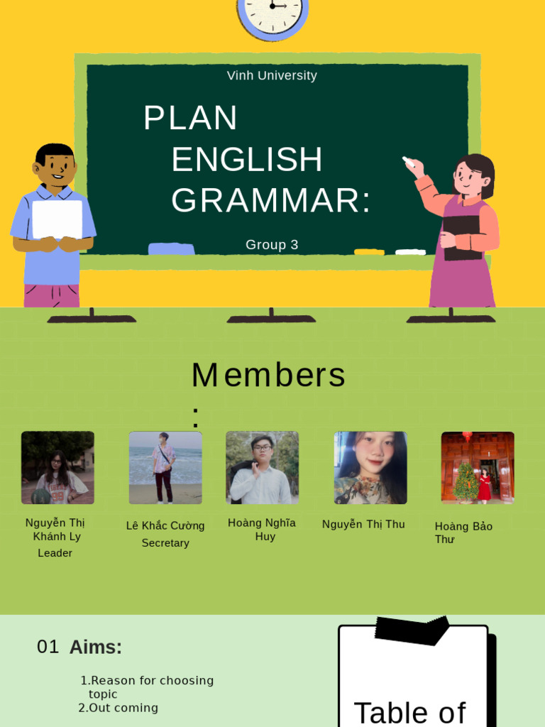 Plan Grammar Eng Group 3 Lt18 | PDF | Learning