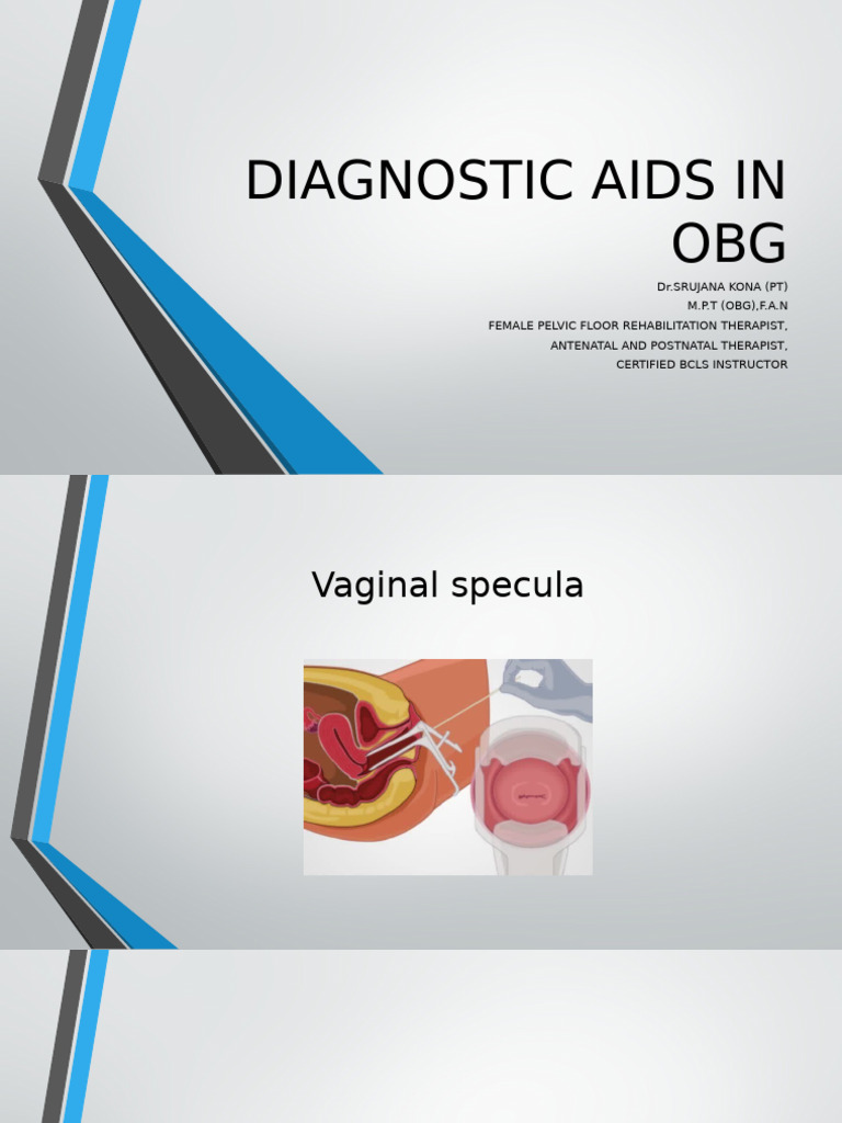 Diagnostic Test in OBG | PDF | Cervical Cancer | Diseases And Disorders