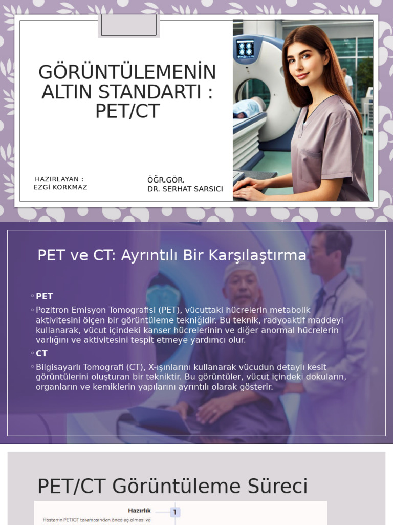 Ezgi Korkmaz - NÜKLEER TIP - PETCT'Nin Temel Prensipler | PDF