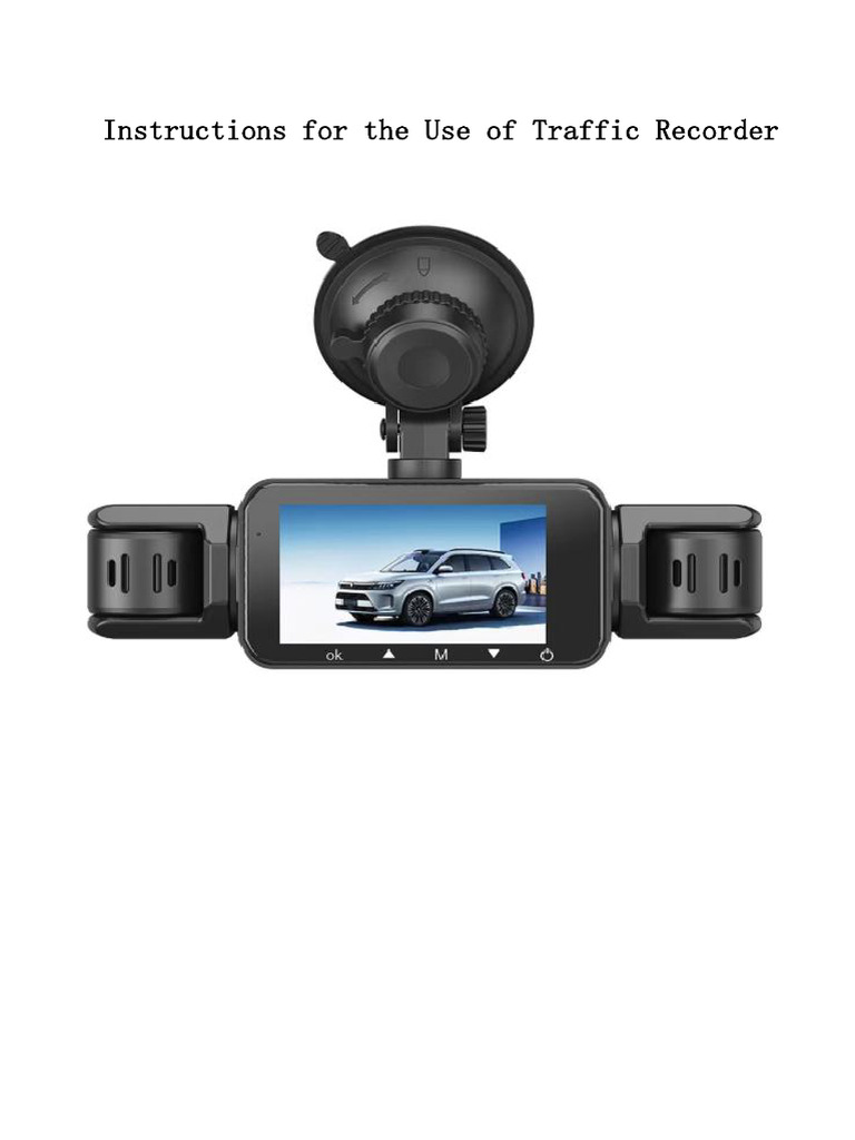 Traffic Recorder User Instructions | PDF | Camera | Mobile App