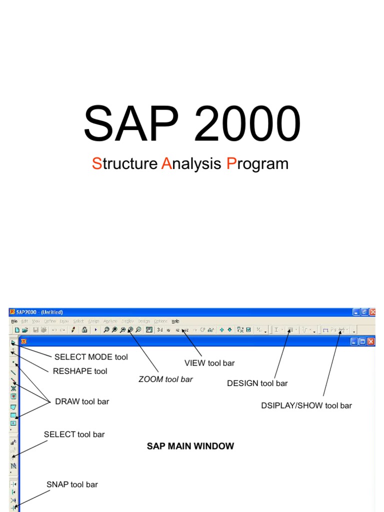 SAP2000 Structural Analysis Guide | PDF
