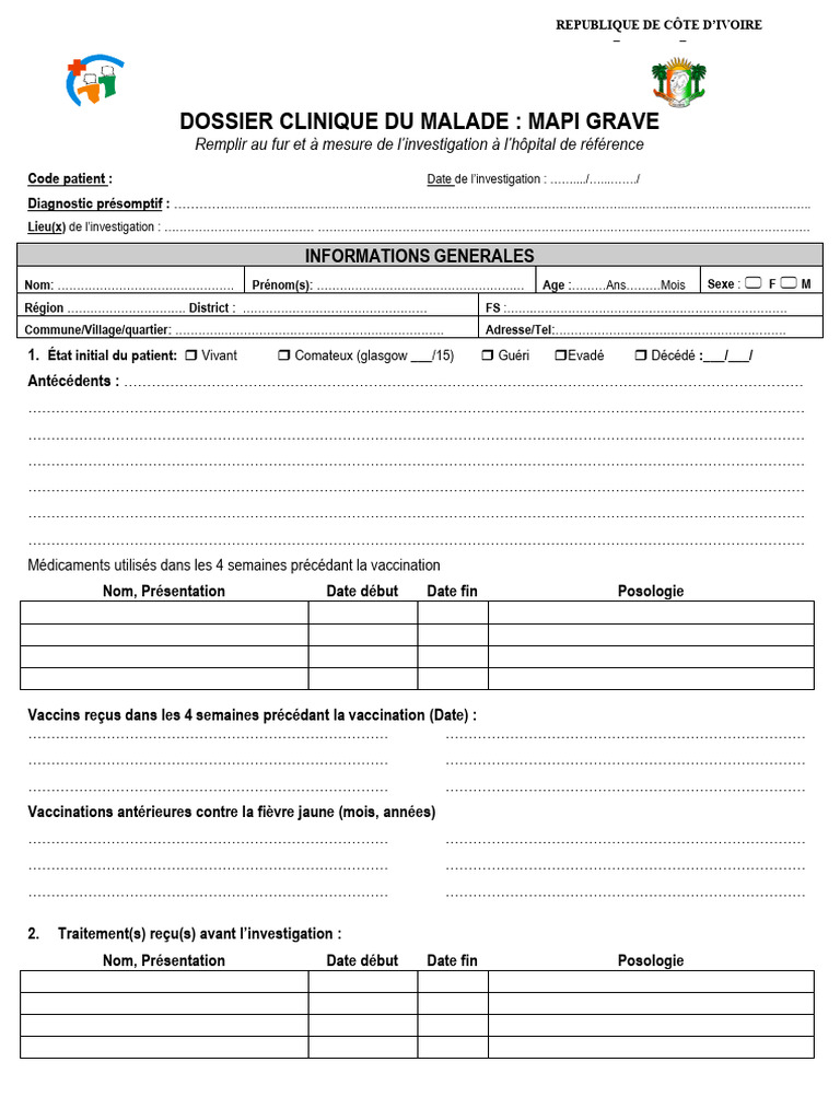 Dossier Malade MAPI | PDF