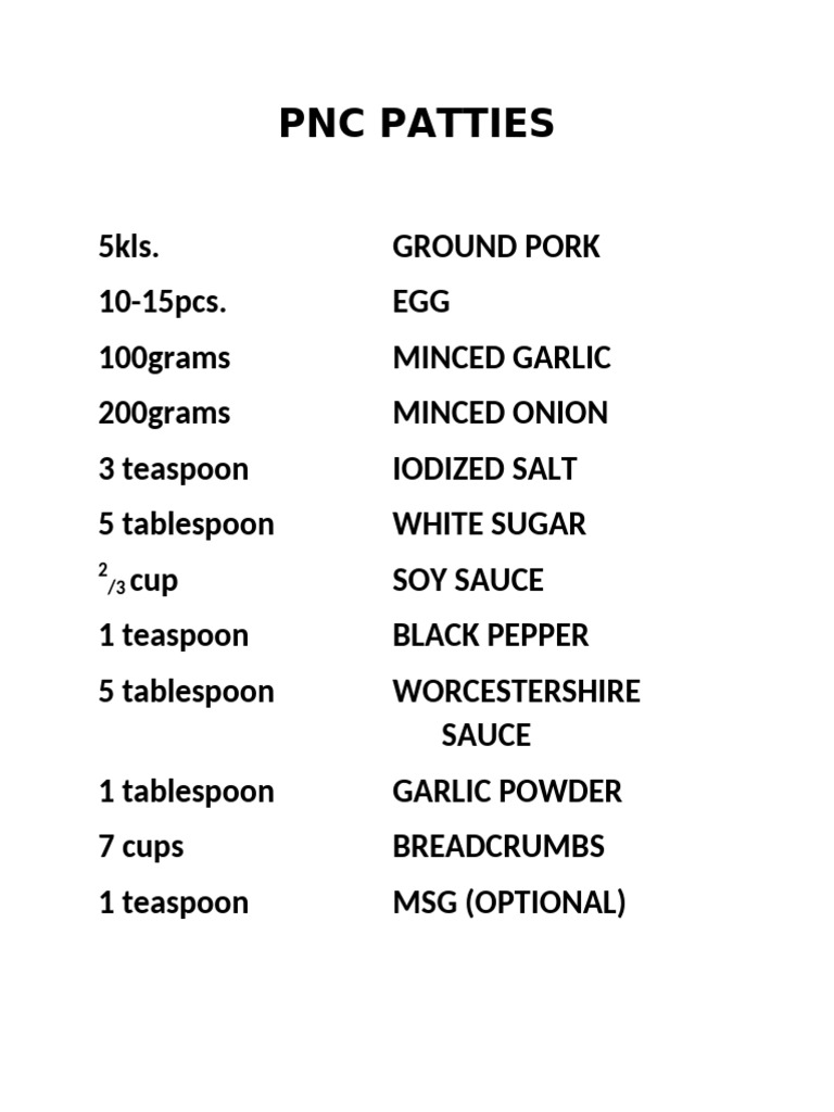 MENU GUIDE | PDF | Sauce | Teaspoon