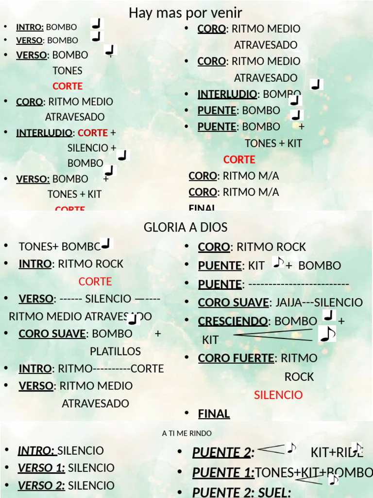 DOMINGO | PDF | Ritmo y medidor | Composiciones Musicales