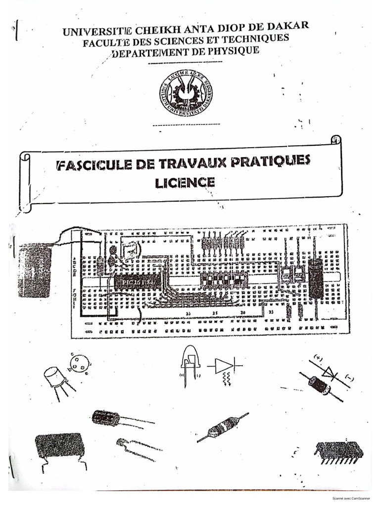 Fascicule TP Physique L3 PC Respo Mo Spurs | PDF