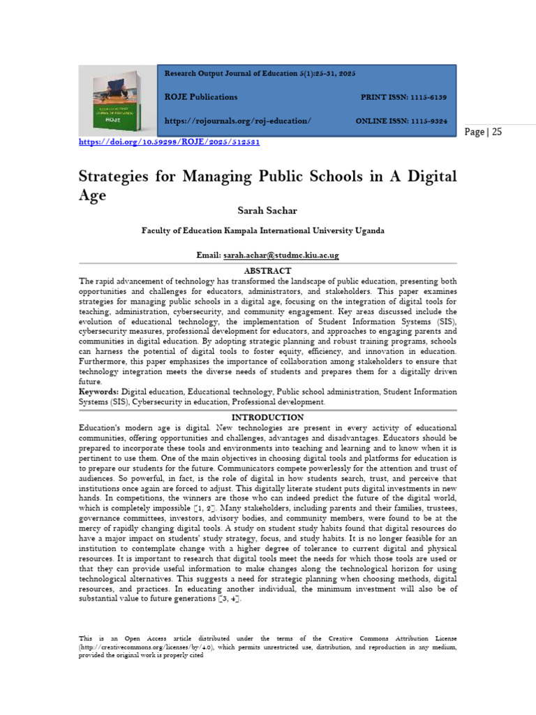 Digital Strategies for Public School Management | PDF | Computer Security | Security