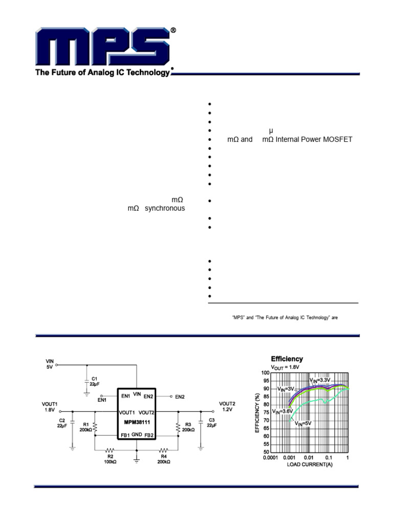 MPM38111GR-P | PDF | Rectifier | Power Electronics