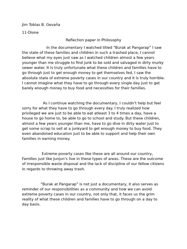 Reflection Paper | PDF