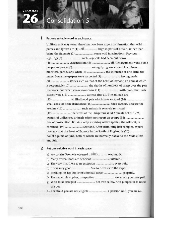 advanced_english_practice Unit 26 Prepositions | PDF