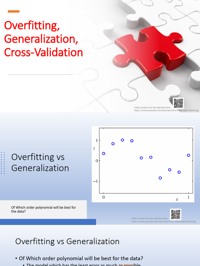 Ovefitting, Generalization, Cross Validation | PDF | Cross Validation ... Ovefitting, Generalization, Cross Validation | PDF | Cross Validation ...