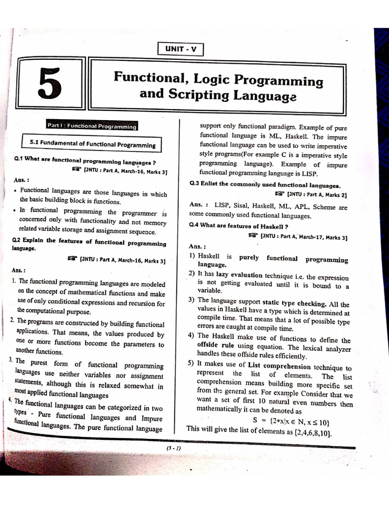 PPL UNIT 5 | PDF PPL UNIT 5 | PDF