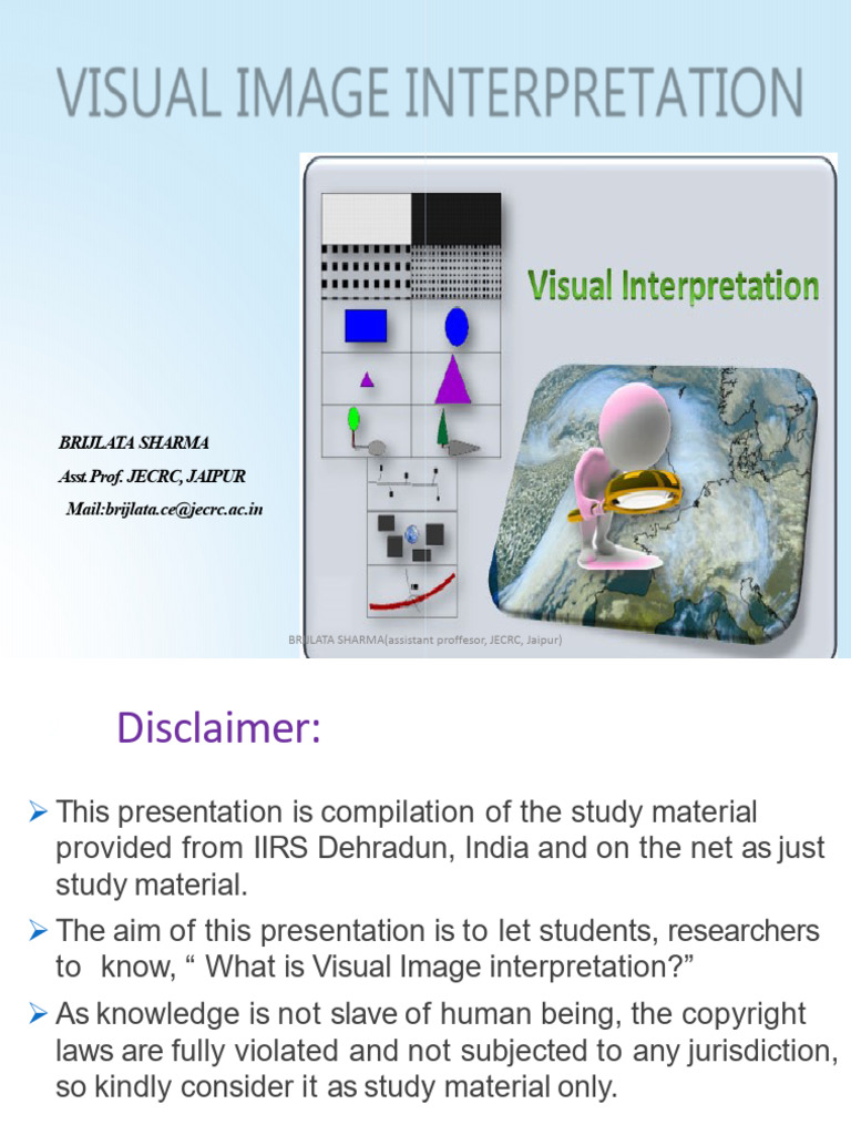 UNIT-4 Visual Image Interpretation-converted | PDF | Image | Information