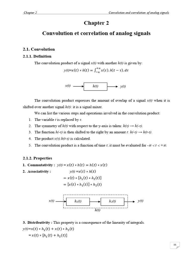 Chapter 2 en 2024 2025 Sa Merou | PDF | Convolution | Autocorrelation