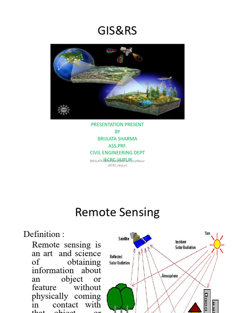 Overview of Remote Sensing in Civil Engineering | PDF | Remote Sensing