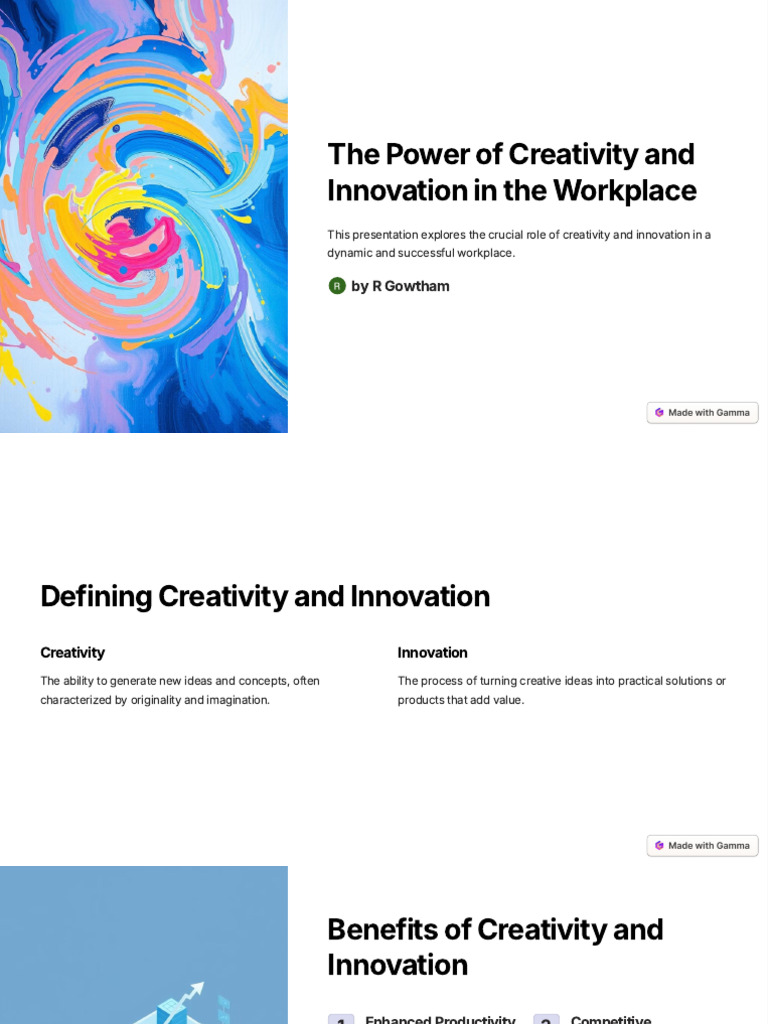 The-Power-of-Creativity-and-Innovation-in-the-Workplace | PDF | Creativity | Innovation