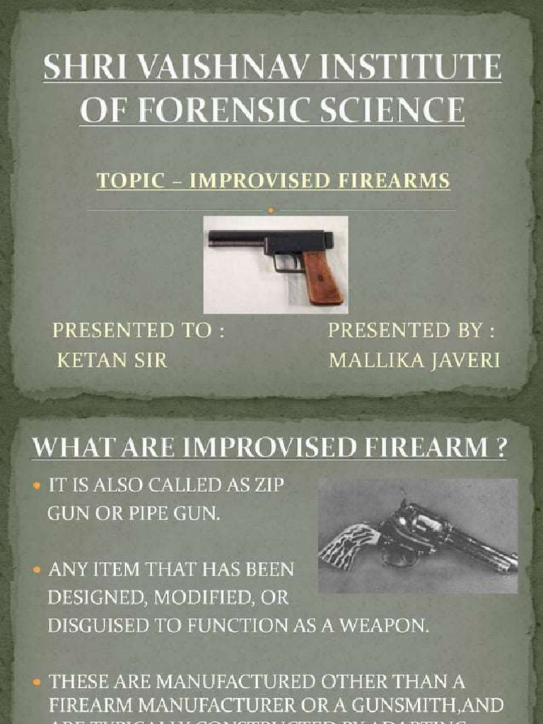 improvised weapon ppt-1 | PDF