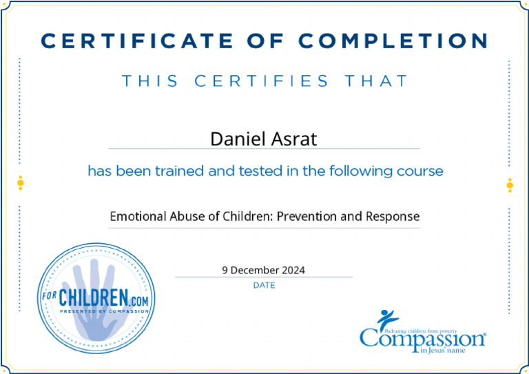 Daniel Asrat: 9 December 2024 | PDF